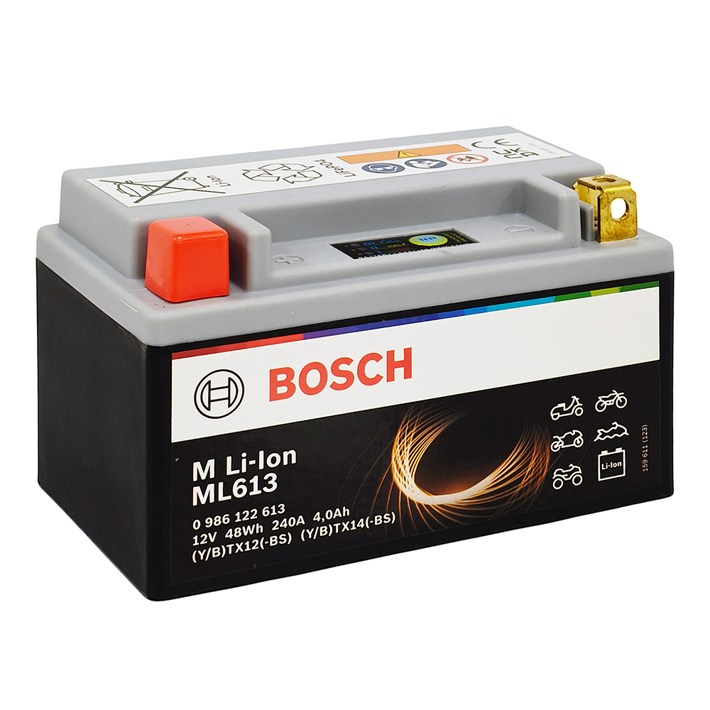 BOSCH 摩托車專用 M Li-Ion系列鋰鐵電池 ML-613 LTX14-BS(YTX12通用) 電瓶 【油購站】 | 蝦皮購物