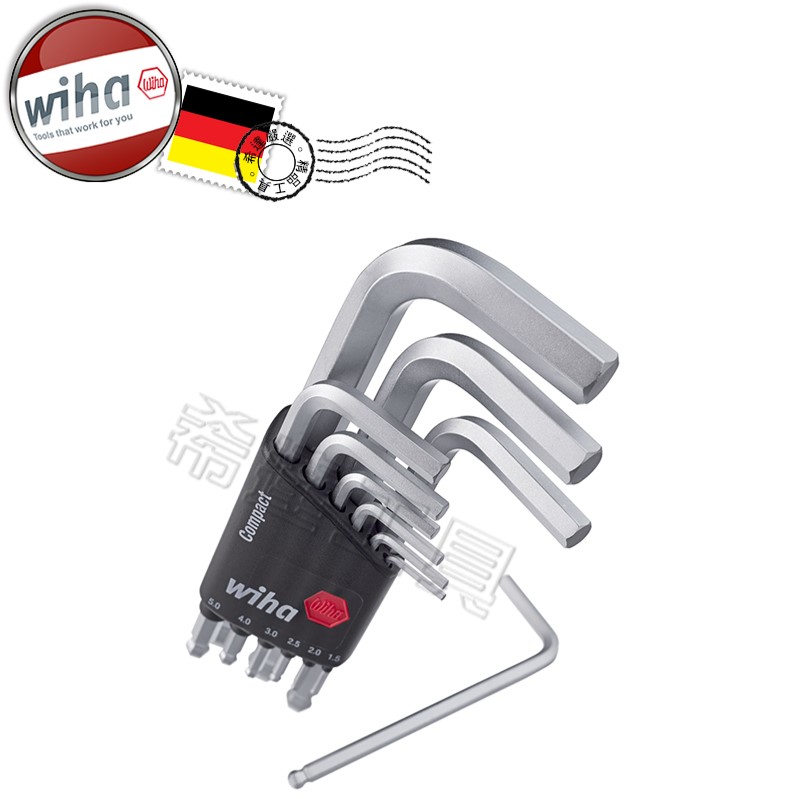 *希達工具* 德國 Wiha 9件短L型六角球頭扳手組 L型 六角頭 扳手組 40410 369 KH9 | 蝦皮購物