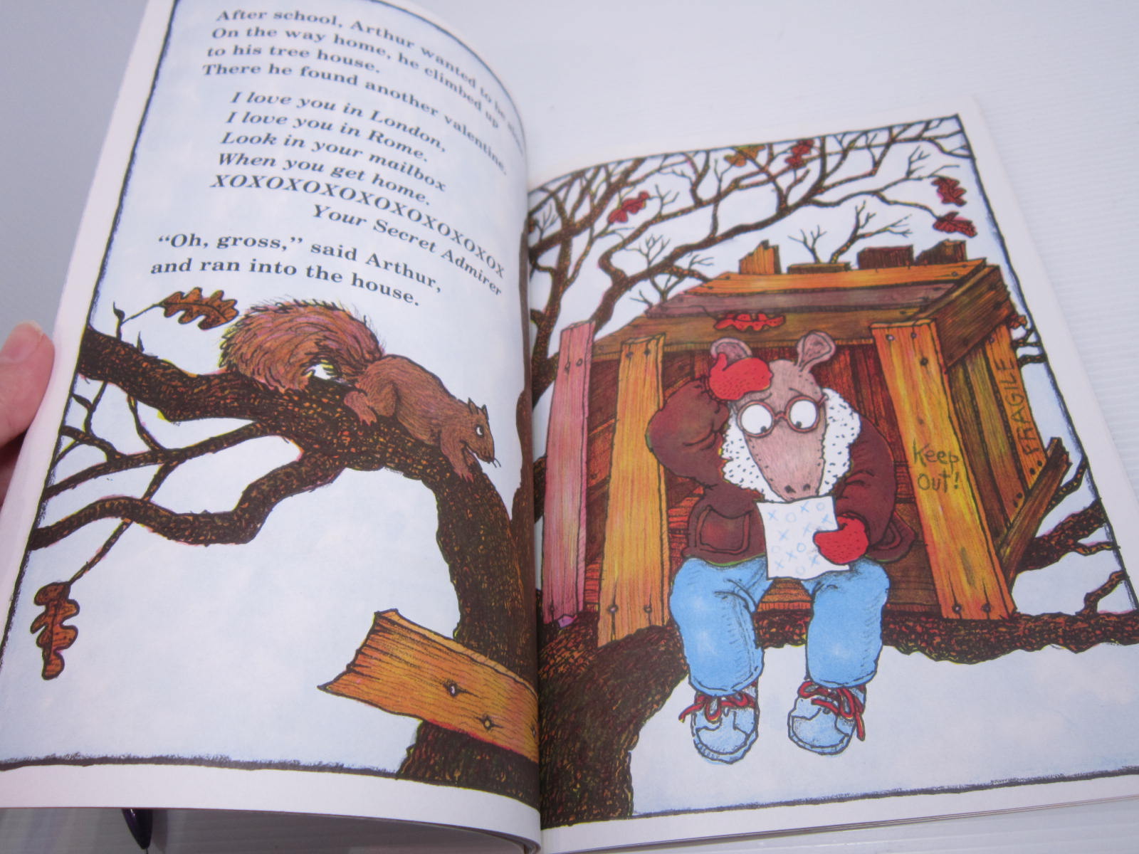 「二手書」Arthur's Valentine An Arthur Adventure 英文讀本 Marc Brown | 蝦皮購物