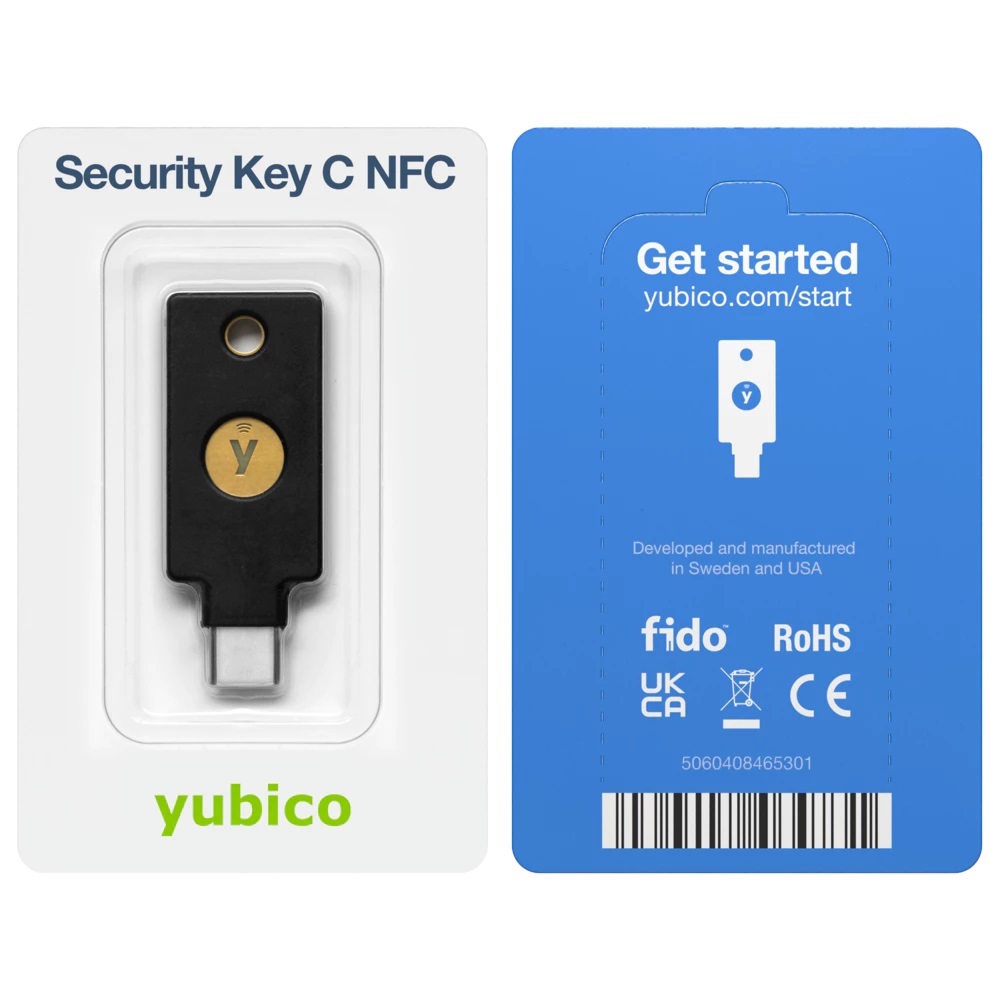 【二入組】PasswordPocket 實體密碼管理+ Yubikey Security Key（Type-C NFC） | 蝦皮購物