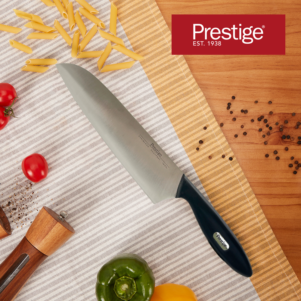 【MEYER 美亞】PRESTIGE 7"不鏽鋼三德刀(刀刃長17cm/全龍骨一體/錐形磨刃/日式主廚刀) | 蝦皮購物