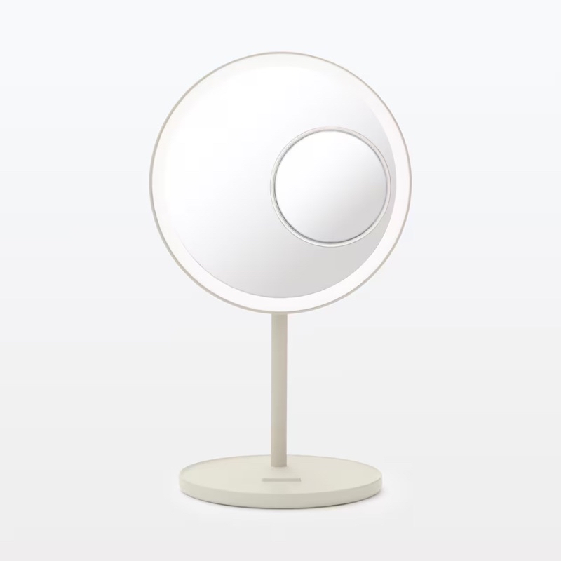 ｜預購｜日本 MUJI 無印良 充電式LED燈化妝鏡 | 蝦皮購物