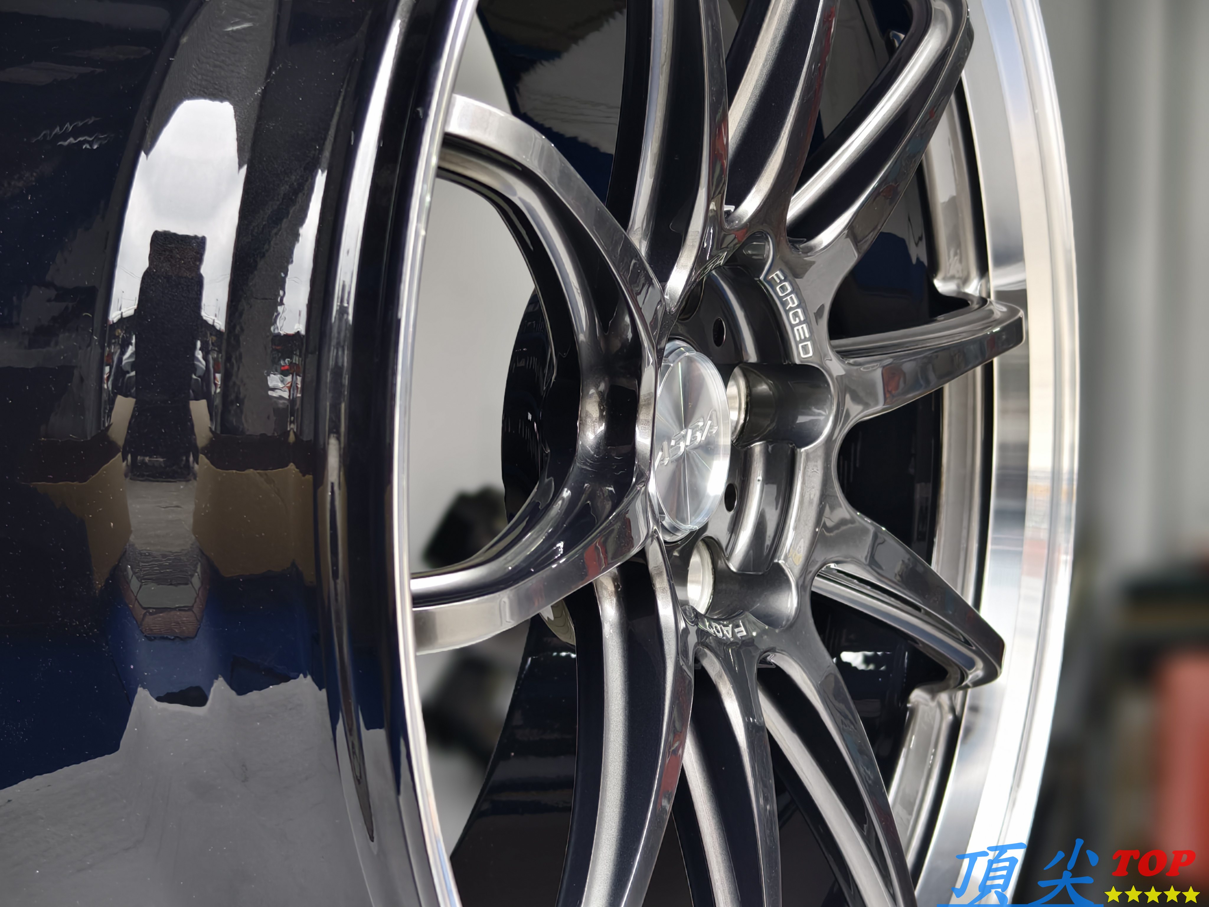 【頂尖】全新 ASGA FA07 19吋鍛造鋁圈 5X114.3/5X112/5X108海拉風框/亮鐵灰銀車邊/深唇鋁圈 | 蝦皮購物