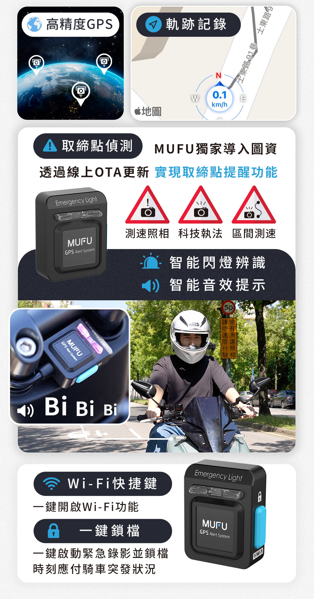 MUFU 機車行車記錄器 M4黑盒子｜贈64GB記憶卡 | 蝦皮購物