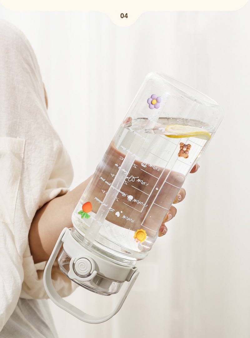 台灣現貨 2000cc 水壺 水壺 2000ml 直飲水壺 透明水壺 雙飲大容量水杯運動刻度塑膠杯子耐高溫便攜 | 蝦皮購物