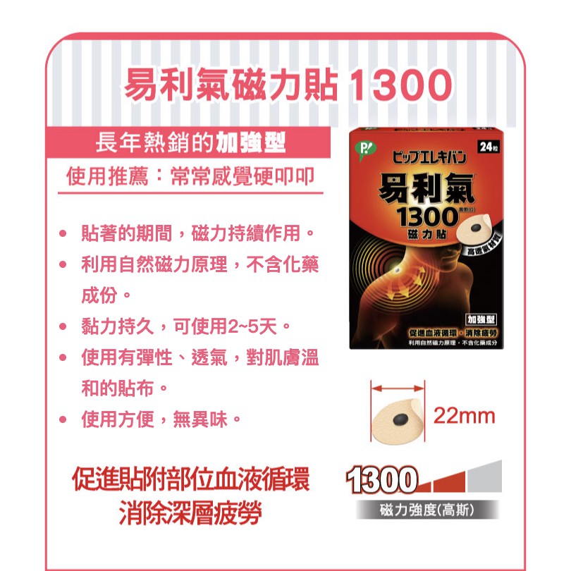 易利氣 磁力貼 媽媽磁力貼 1300 2000高斯 12粒/盒 AP磁王 MAX2000 12粒 | 蝦皮購物