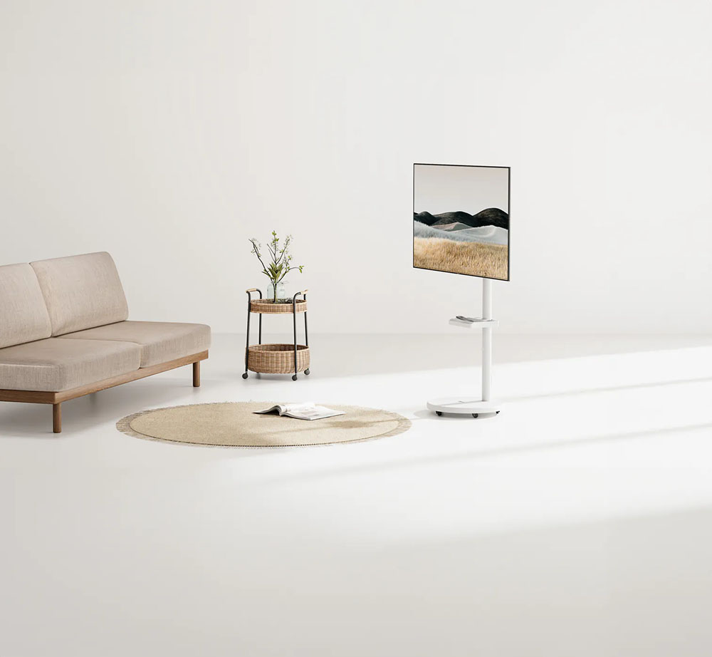 瑞米 Raymii LMC-7【移動式時尚落地螢幕支架】螢幕架/17-43吋/15公斤/電視架/閨蜜機/益家科技 | 蝦皮購物