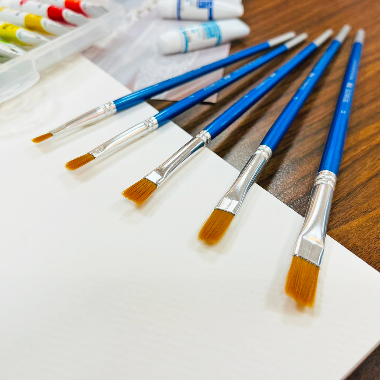 【大學城文具】PENROTE筆樂 PG777 平頭尼龍畫筆-A.B款 水彩筆 | 蝦皮購物