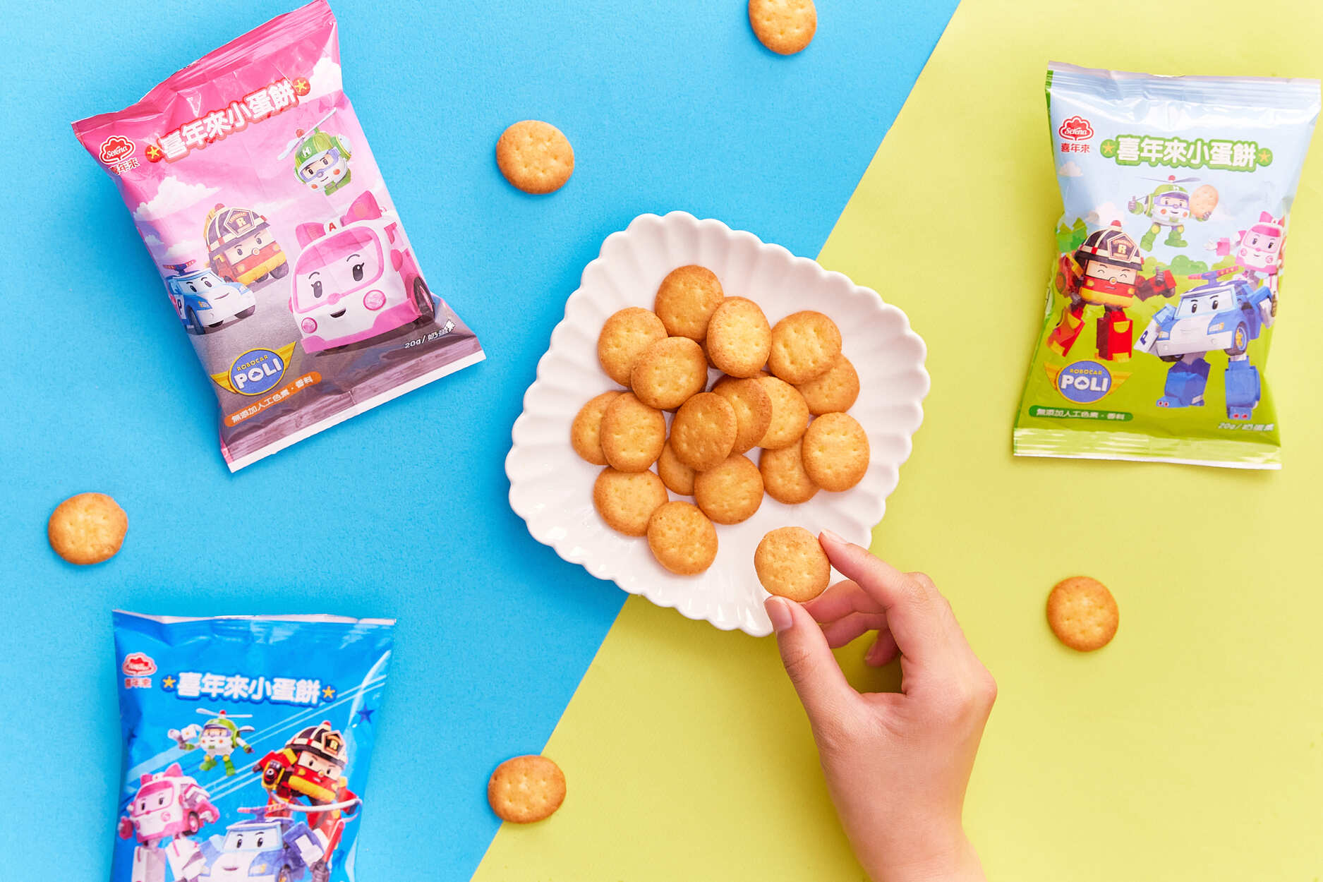 【喜年來】POLI波力小蛋餅量販包 140g （20g×7包入)│官方旗艦店 | 蝦皮購物