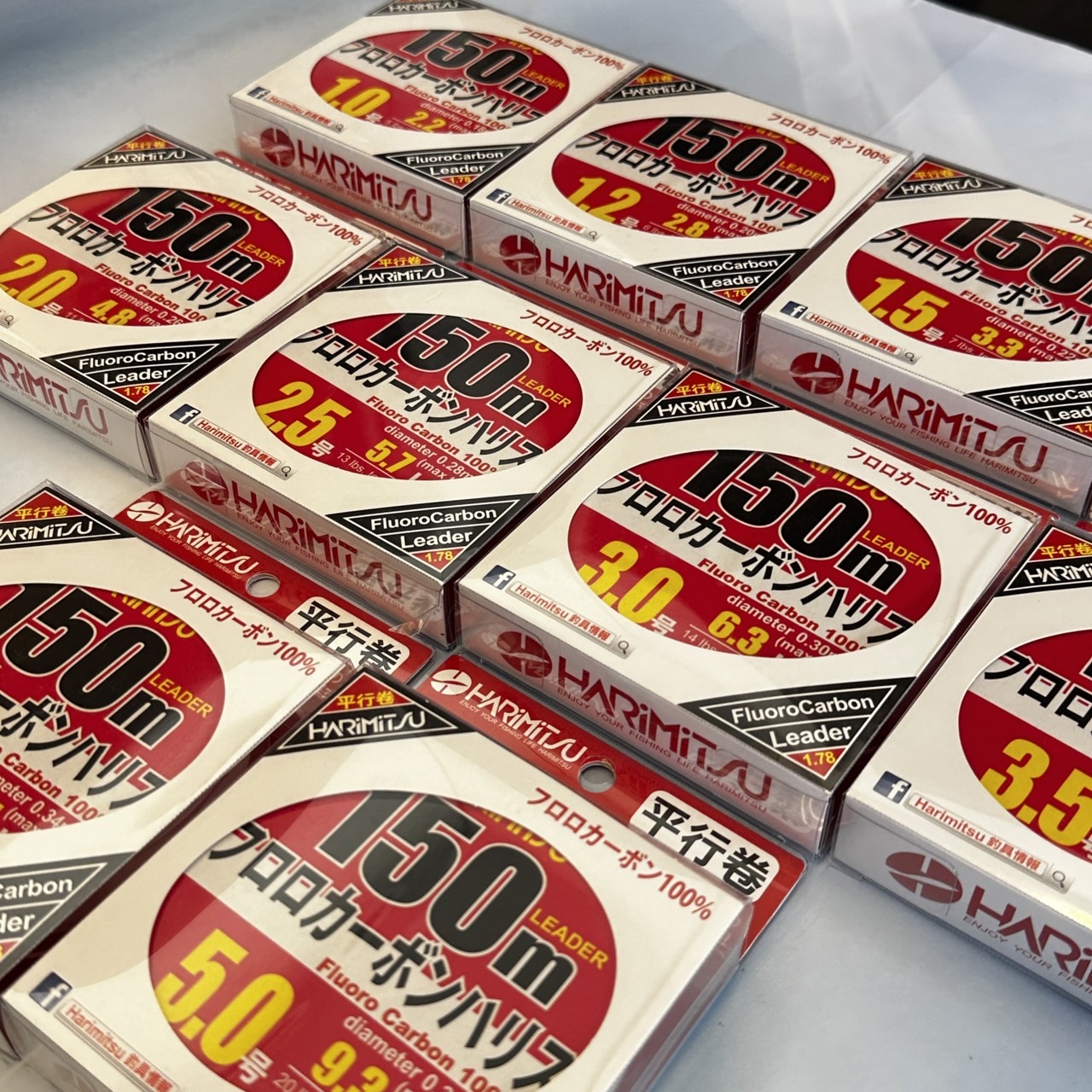 台灣釣具補給站-泉宏 HARIMITSU 抗通膨150M 平行捲碳素線 透明碳素線 海釣 碳素線 | 蝦皮購物