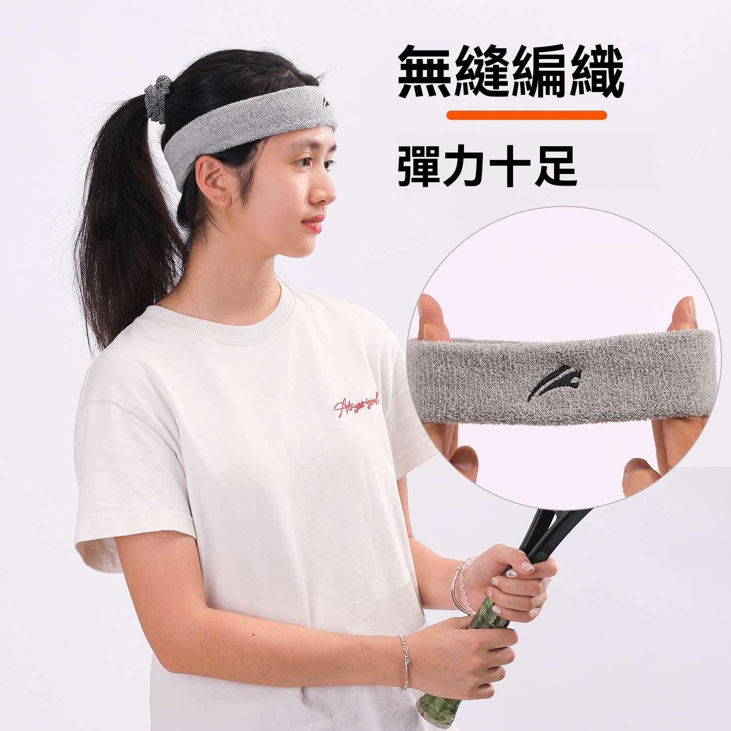 高彈透氣羽毛球頭帶男籃球吸汗運動髮帶女士健身跑步防汗針織汗帶 | 蝦皮購物