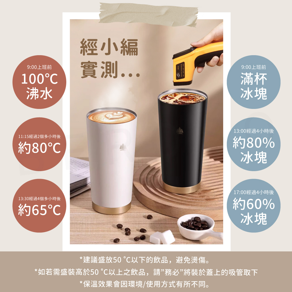 Beroso 倍麗森 316不鏽鋼內陶瓷保溫環保隨行杯 530ml 三色任選 雙層真空 保溫杯 保冷杯 聖誕交換禮物 | 蝦皮購物