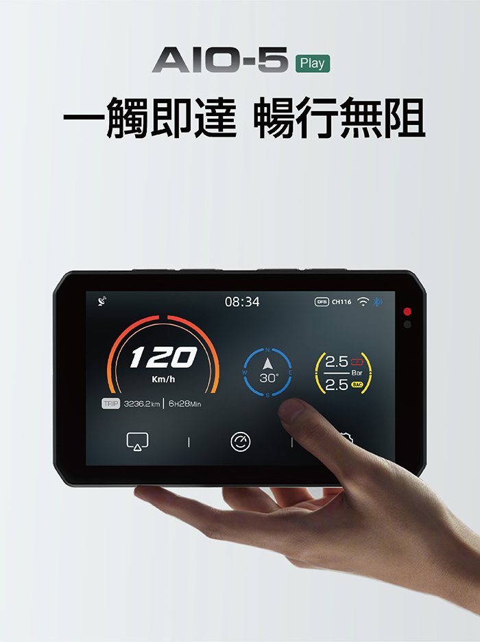 【AKEEYO】AIO-5 Play 智慧型車機顯示器 carplay+導航+內建測速 附8G記憶卡 | 蝦皮購物