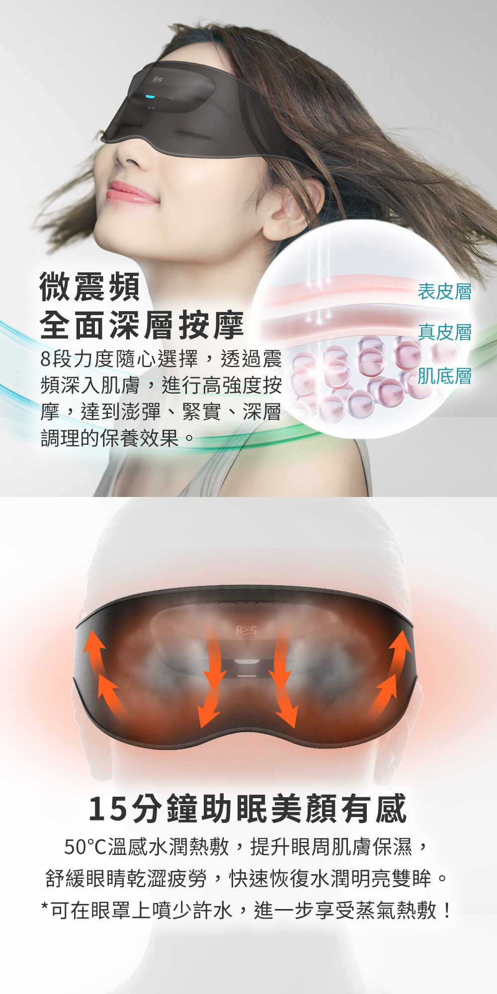 吉米CCC【免運費】未來實驗室 8D Pro 極手感按摩墊 + Relaxify 微震頻舒眠儀/眼部按摩器 | 蝦皮購物