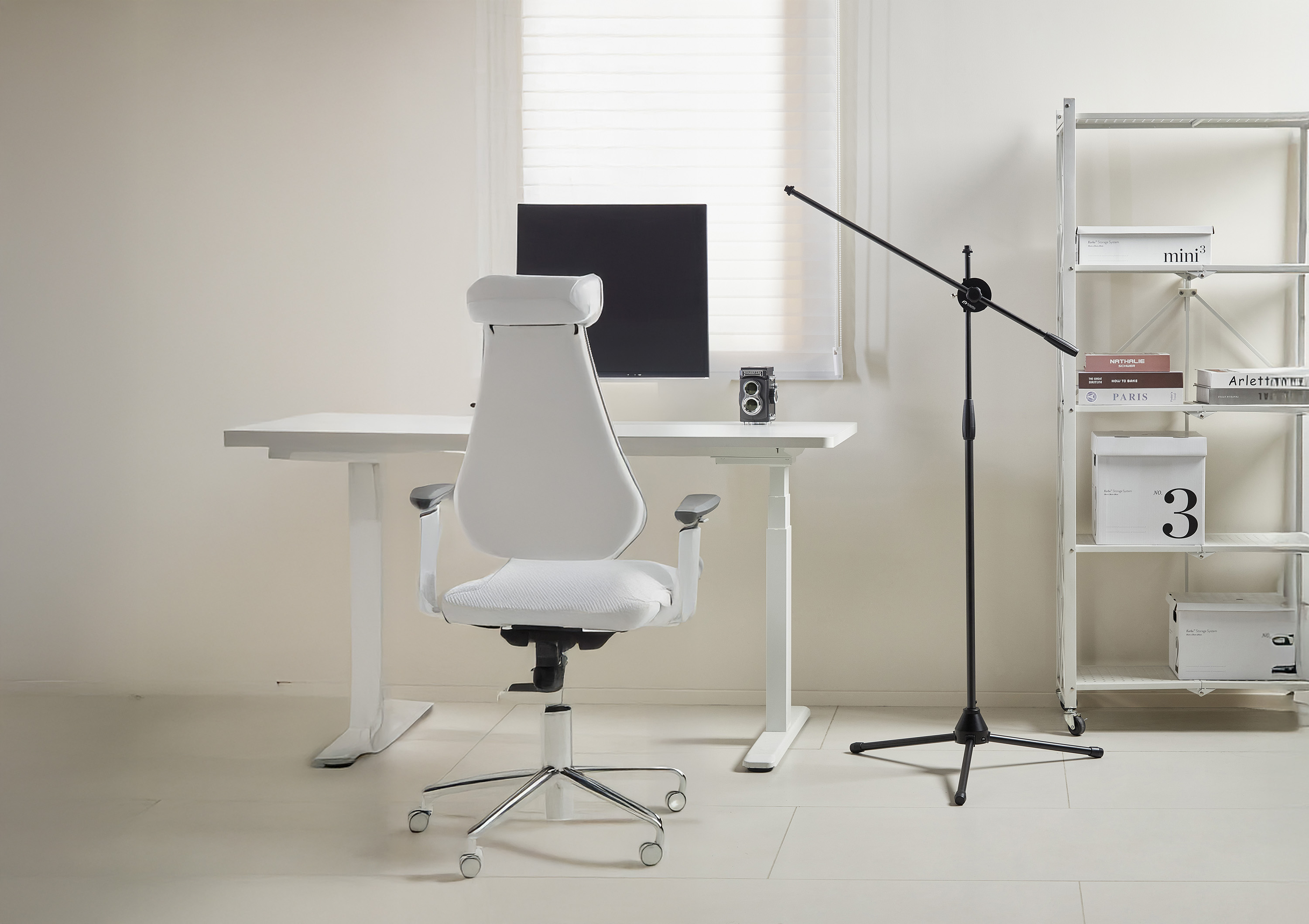 【瑞米 Raymii】LTA-16 免組裝落地式升降麥克風支架 直播支架 麥克風支架 | 蝦皮購物