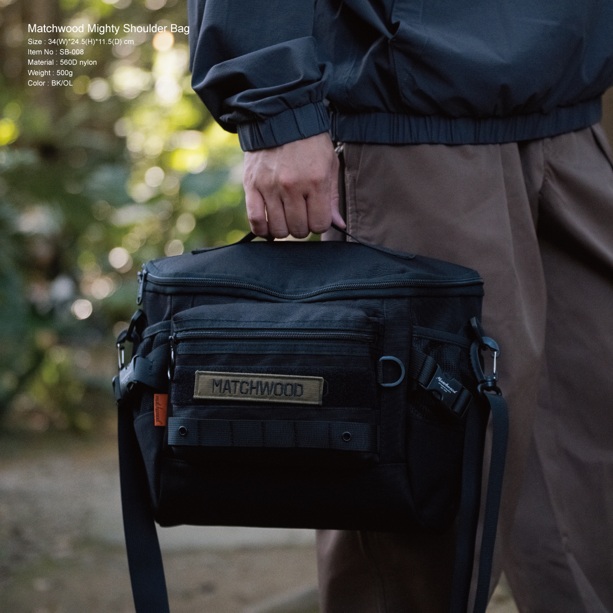 【Matchwood】Mighty Shoulder Bag｜手提斜背兩用包｜時尚輕便多功能 2色 SB-008 | 蝦皮購物