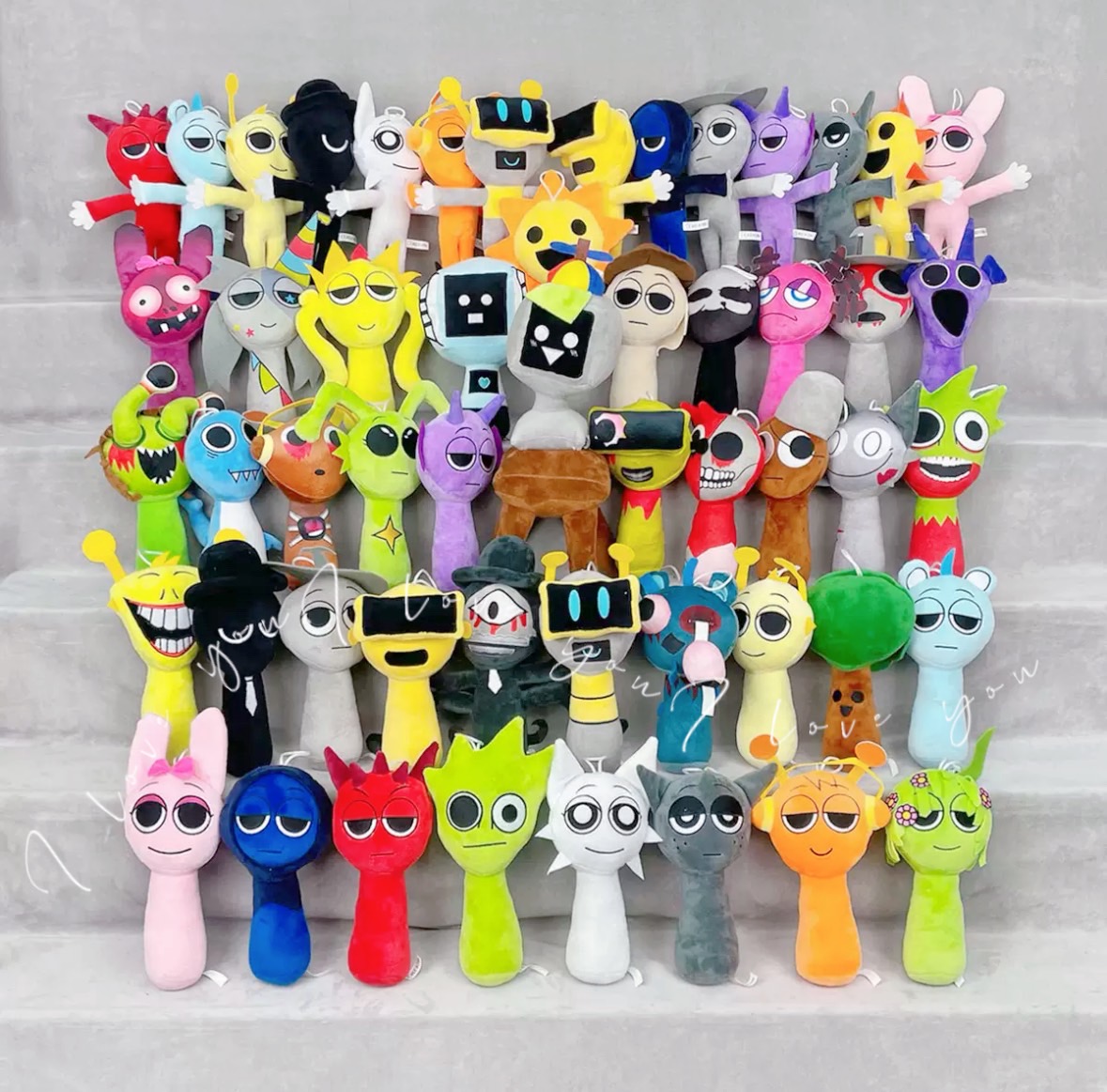 🚚台灣出貨買三送一隻隨機🎭跨境 Sprunki Plush🎼節奏盒子🎼新款遊戲周邊🥳毛绒玩具🎭 | 蝦皮購物