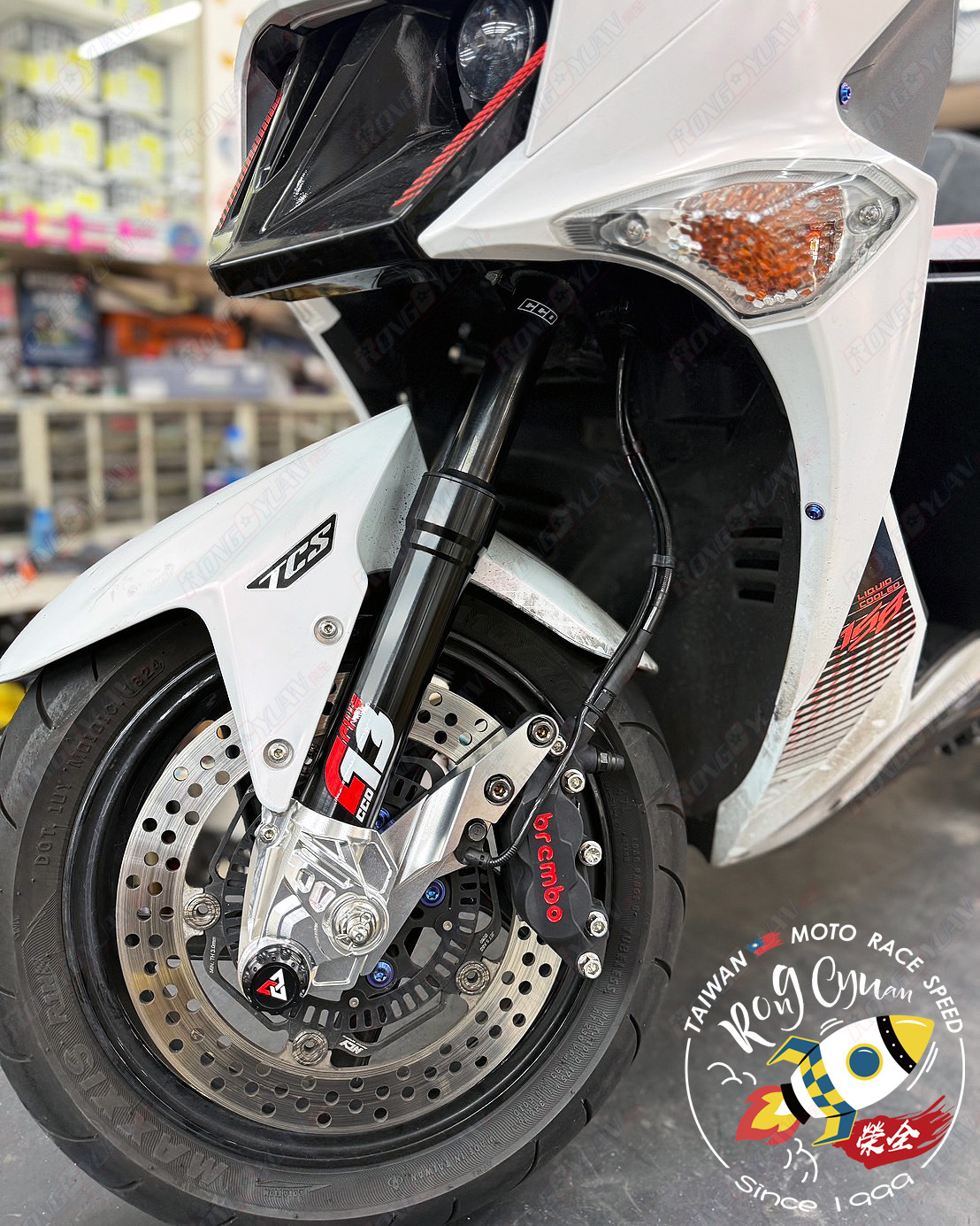 【榮銓】CCD CFS-C13+ 前叉 預載可調 對應原廠土除 JETS 二代DRG 曼巴 六代戰 RTS SL+ | 蝦皮購物