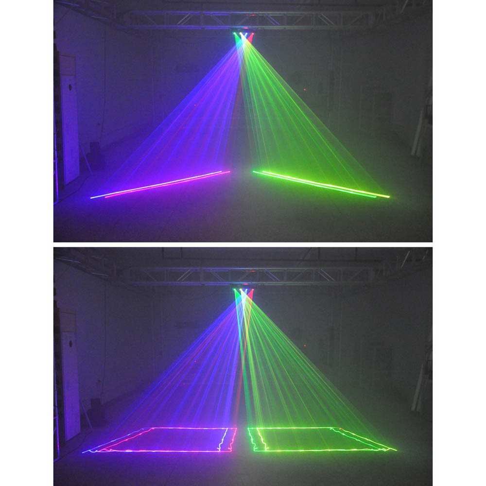 50W4投激光燈 舞臺燈光 聲控光束 閃光燈 鐳射燈 KTV包房氛圍燈 夜店disco全彩燈DQ-R40 | 蝦皮購物