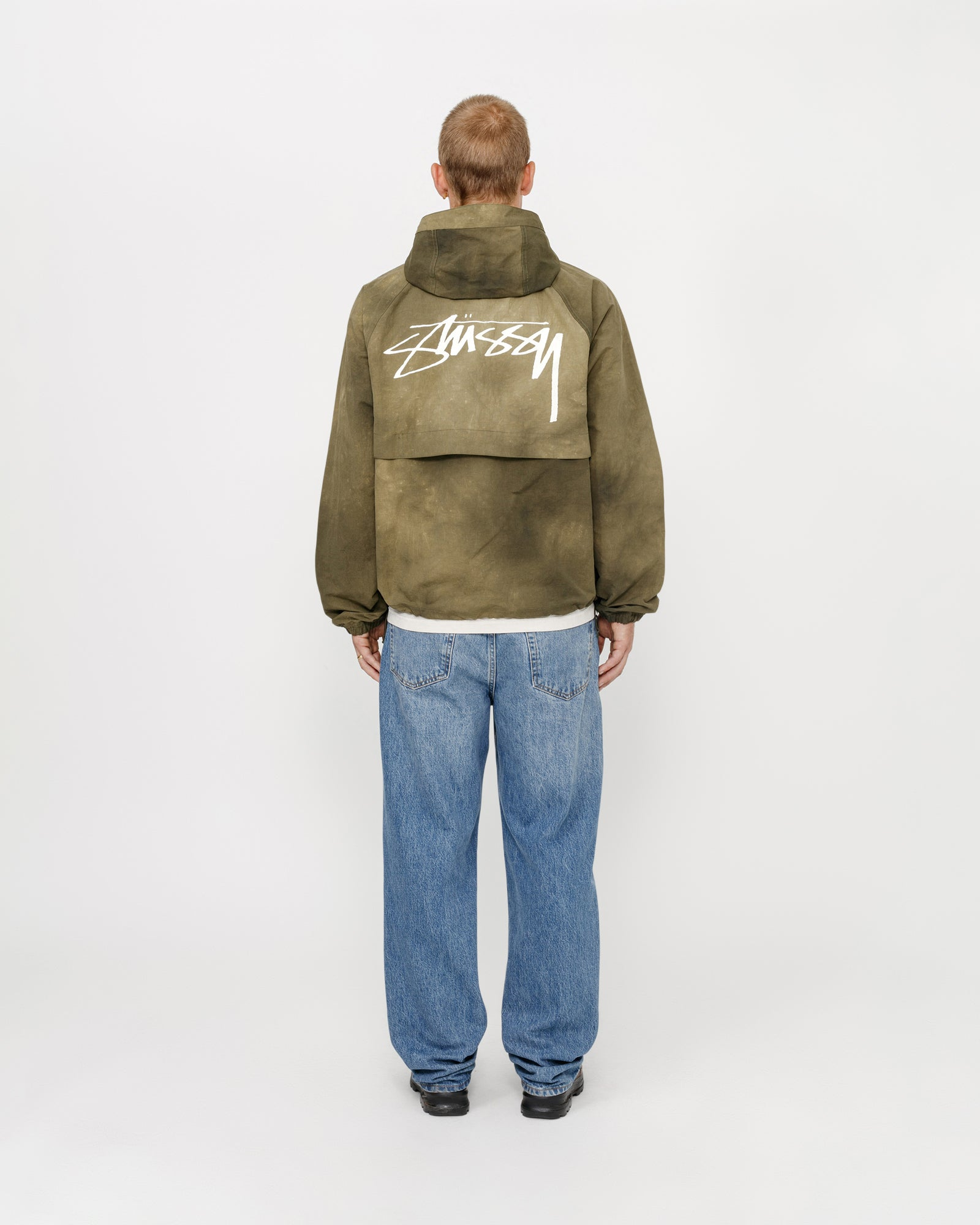 【日貨代購CITY】2024AW STUSSY BEACH SHELL WAVE DYE 渲染 外套 風衣 現貨預購 | 蝦皮購物