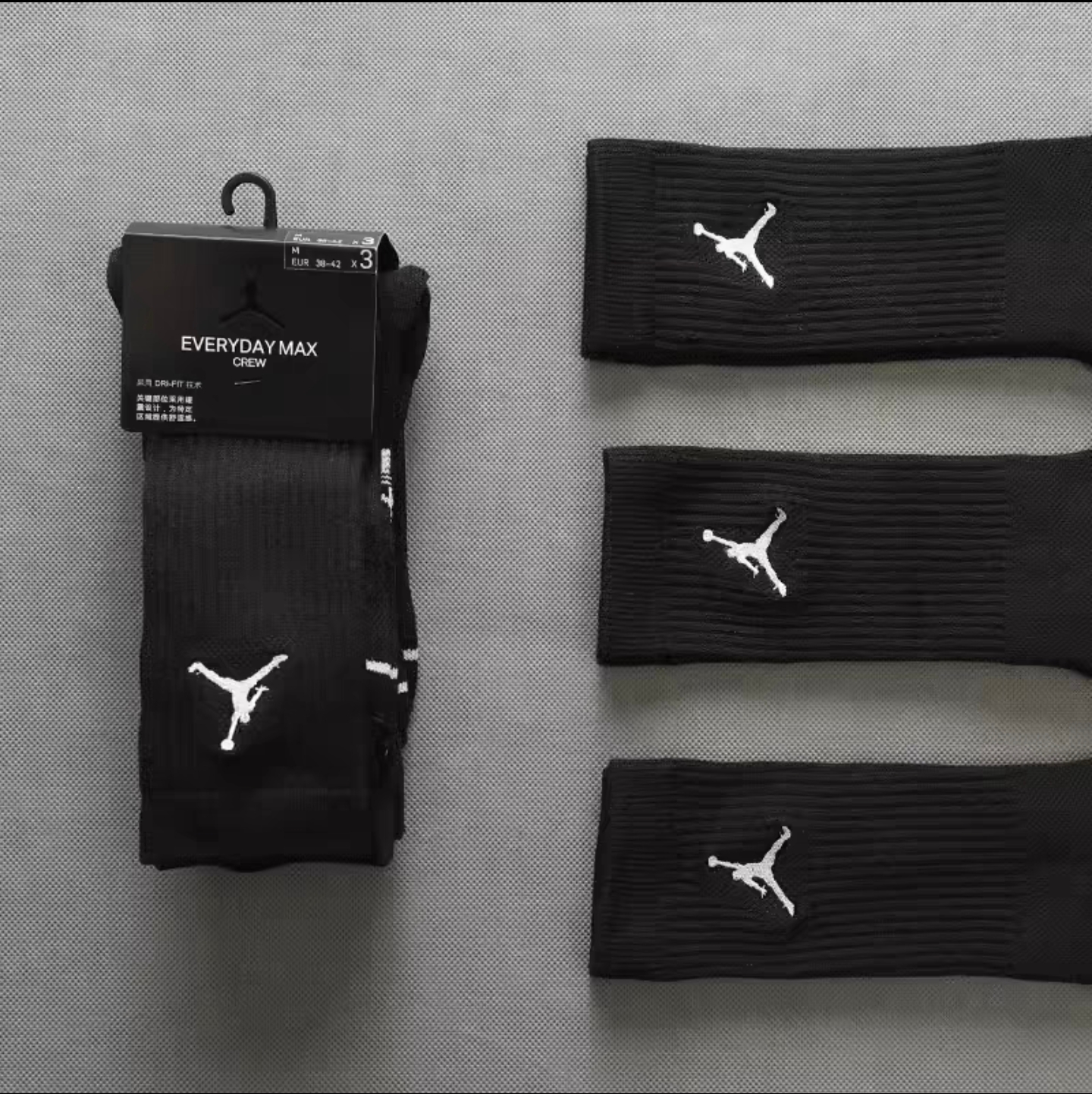 『Brother Sports』Nike Jordan 襪子 中筒襪 AJ 專業版 籃球襪 三雙入 毛巾襪 運動襪 | 蝦皮購物