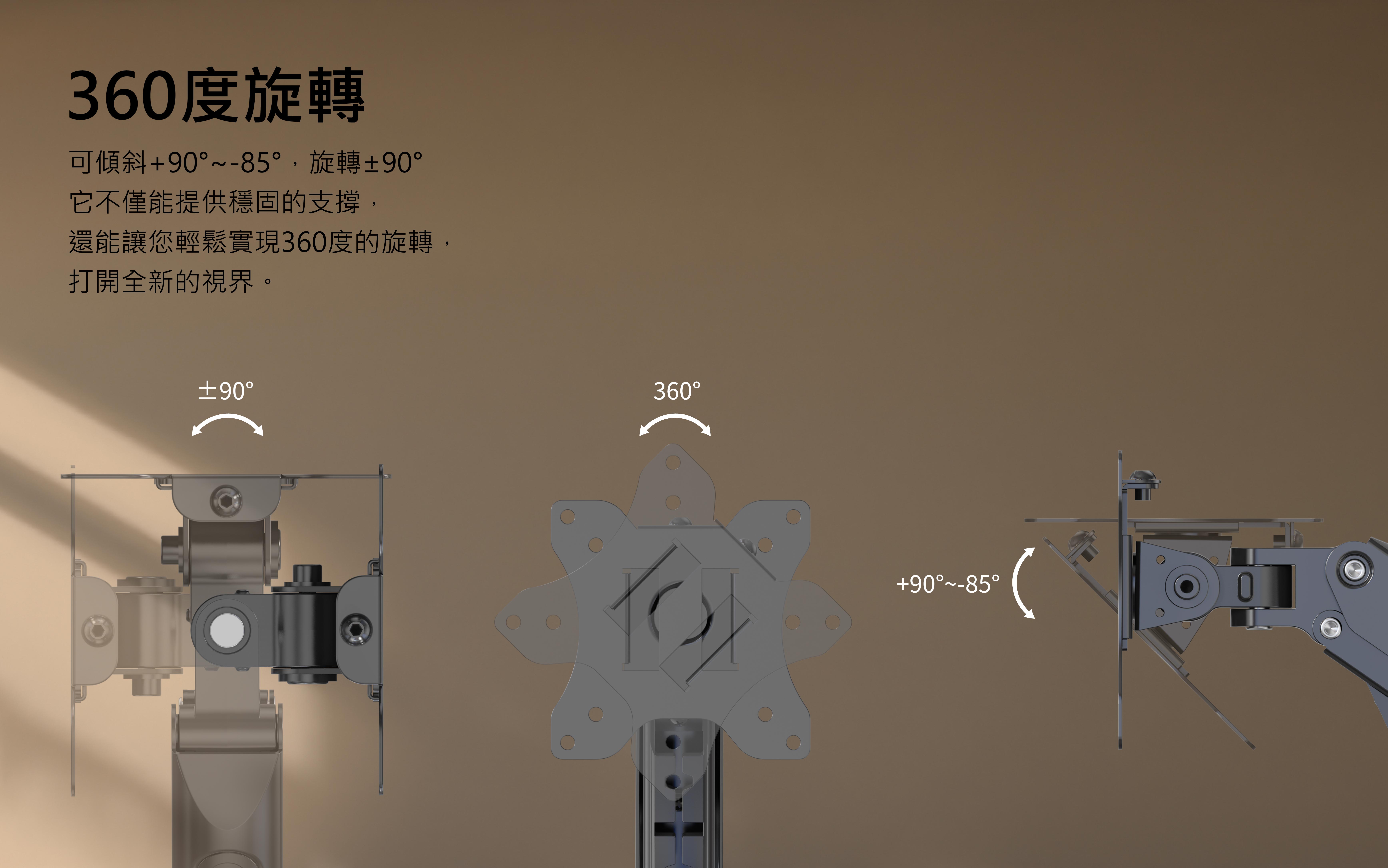 【瑞米 Raymii】 VS-80 氣壓式螢幕支架 螢幕架 螢幕增高架 懸掛支架 螢幕支架 | 蝦皮購物