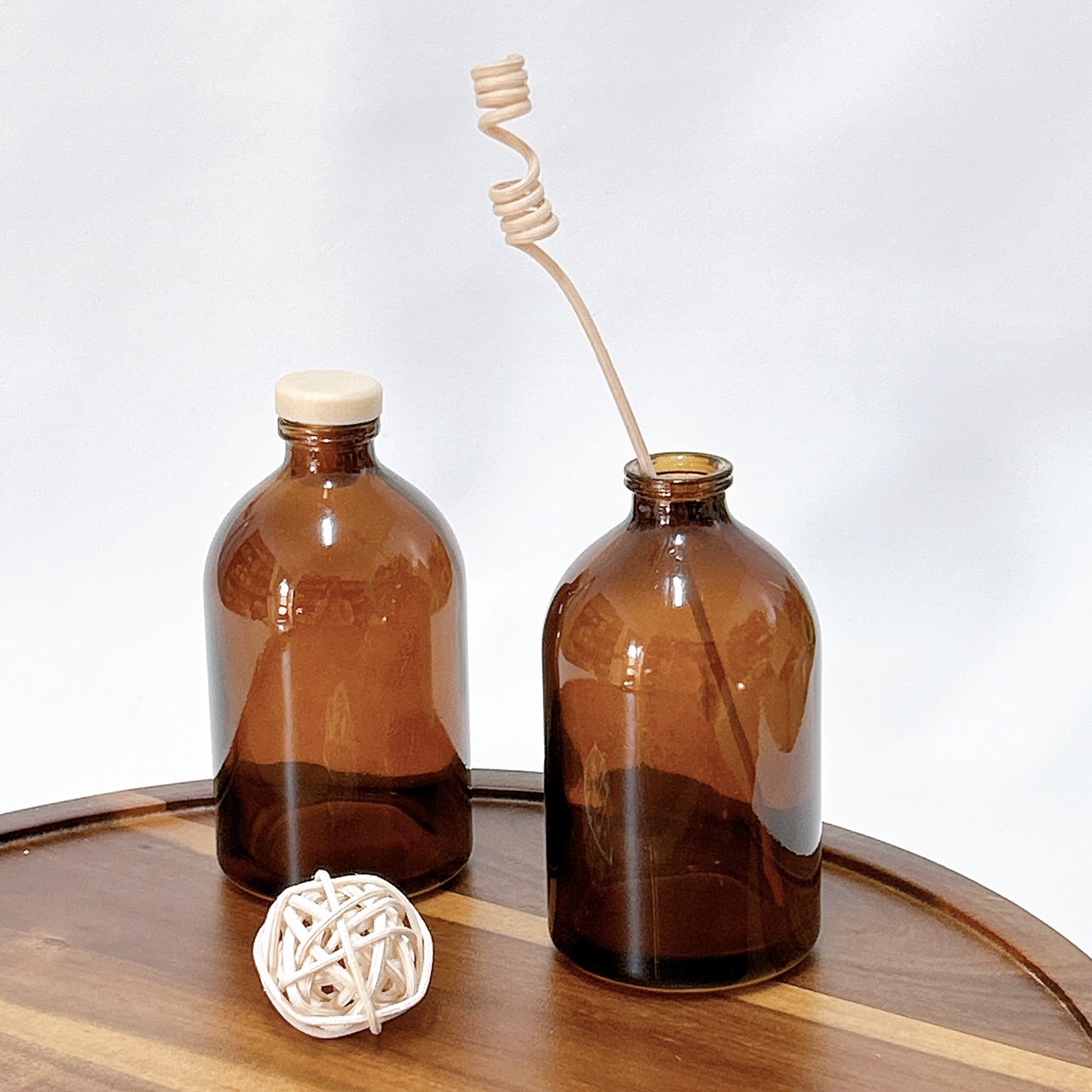 小口玻璃圓瓶香薰瓶 ☆ VITO zakka ☆ 擴香 香薰 玻璃空瓶 擴香瓶 香薰瓶 玻璃瓶 玻璃圓瓶 香氛 | 蝦皮購物