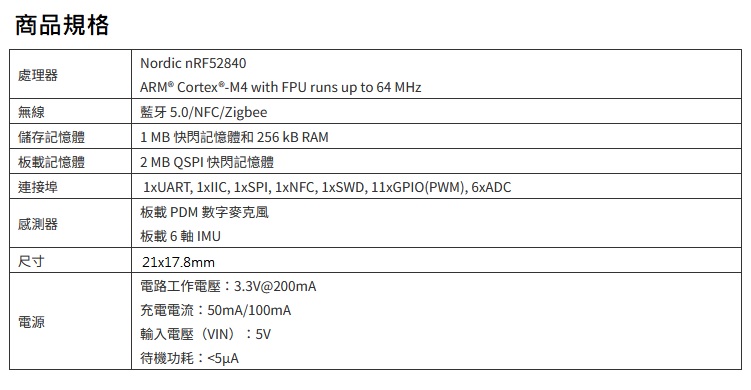 Seeed Studio XIAO nRF52840 ble Sense/ XIAO nRF52840 ble | 蝦皮購物
