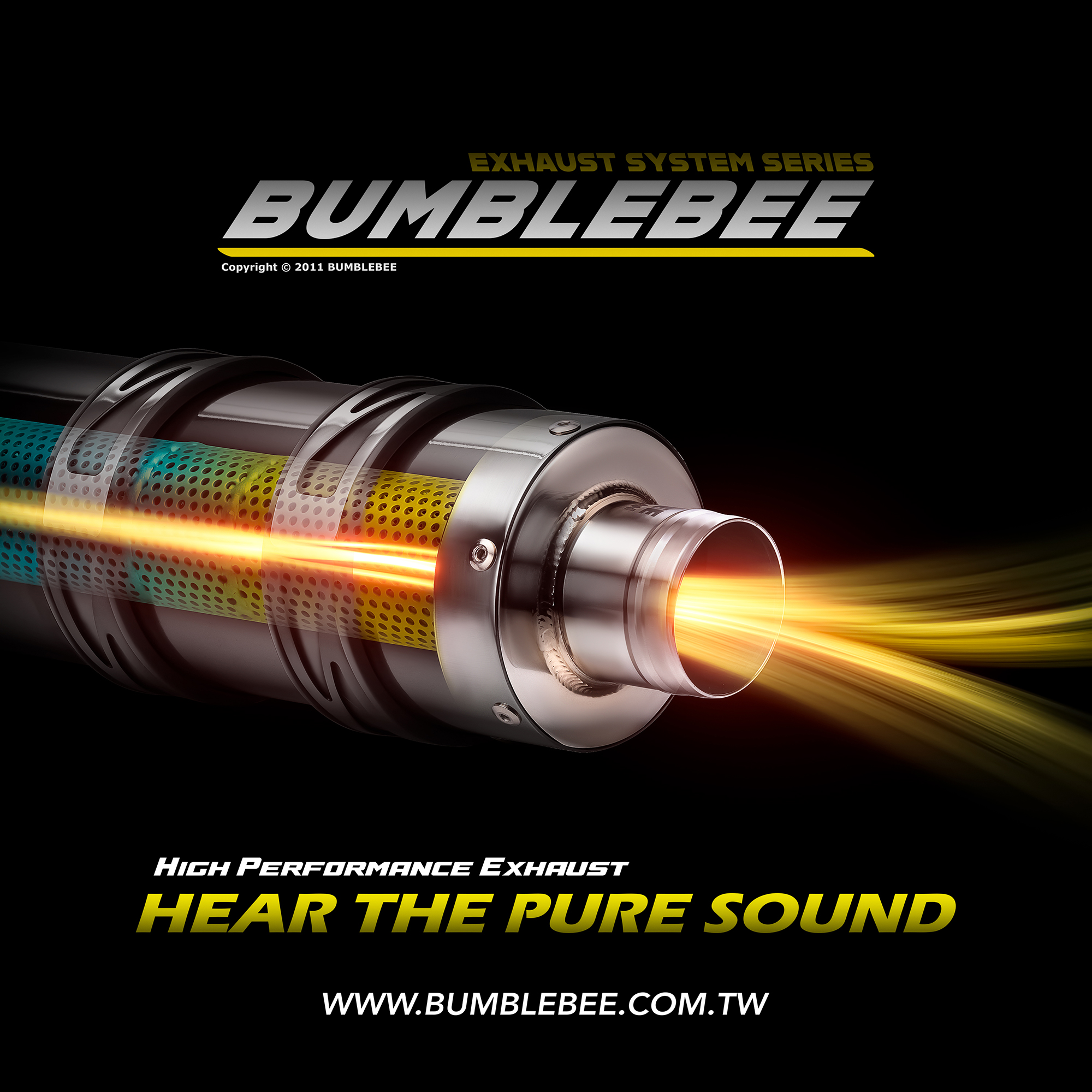 【黃蜂 BUMBLEBEE】SS2 白鐵原色 喇叭插管 勁戰 force DRG JETSL 曼巴 可監理站變更 | 蝦皮購物