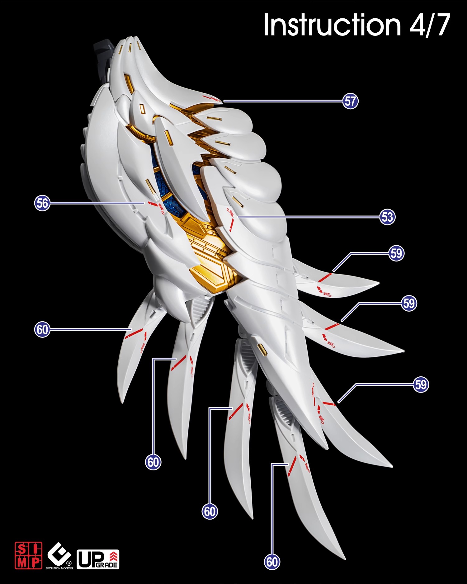 EVO MGSD 飛翼 零式 EW 天使 白雪姬 掉毛 鋼彈 水貼 MGSD-03 | 蝦皮購物