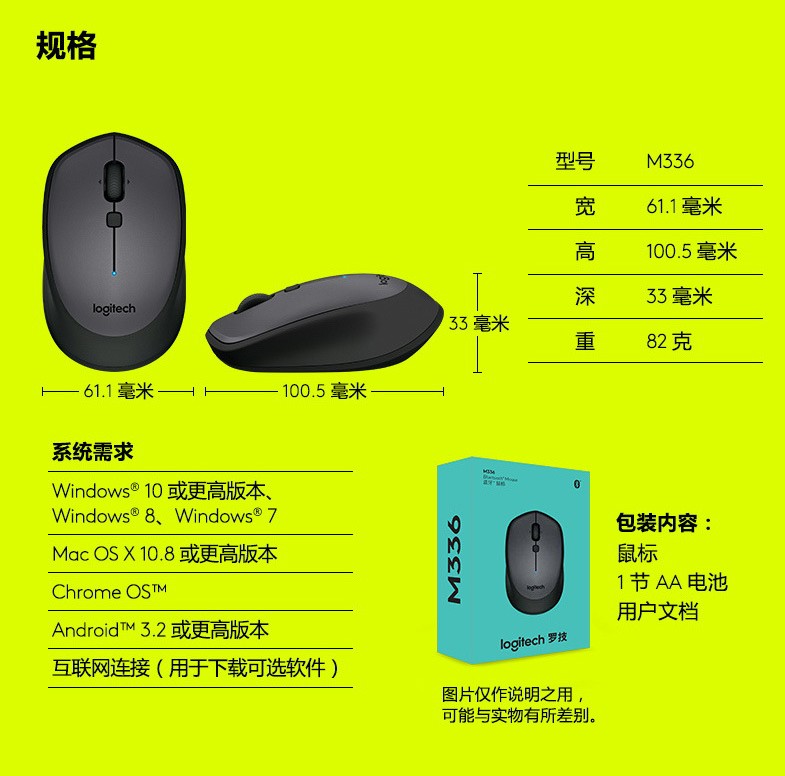 羅技正品M336/M337 藍牙無線滑鼠 二手良品 四向滾輪 手勢功能 藍牙連線 MAC良伴M240可參考可升級靜音開關 | 蝦皮購物