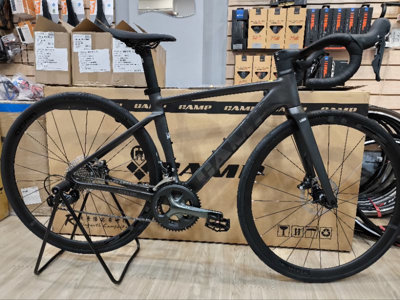 進化單車👉Camp SR5全隱藏線油壓碟煞公路車 碳纖維一体把/碳前叉Shimano碟煞 | 蝦皮購物