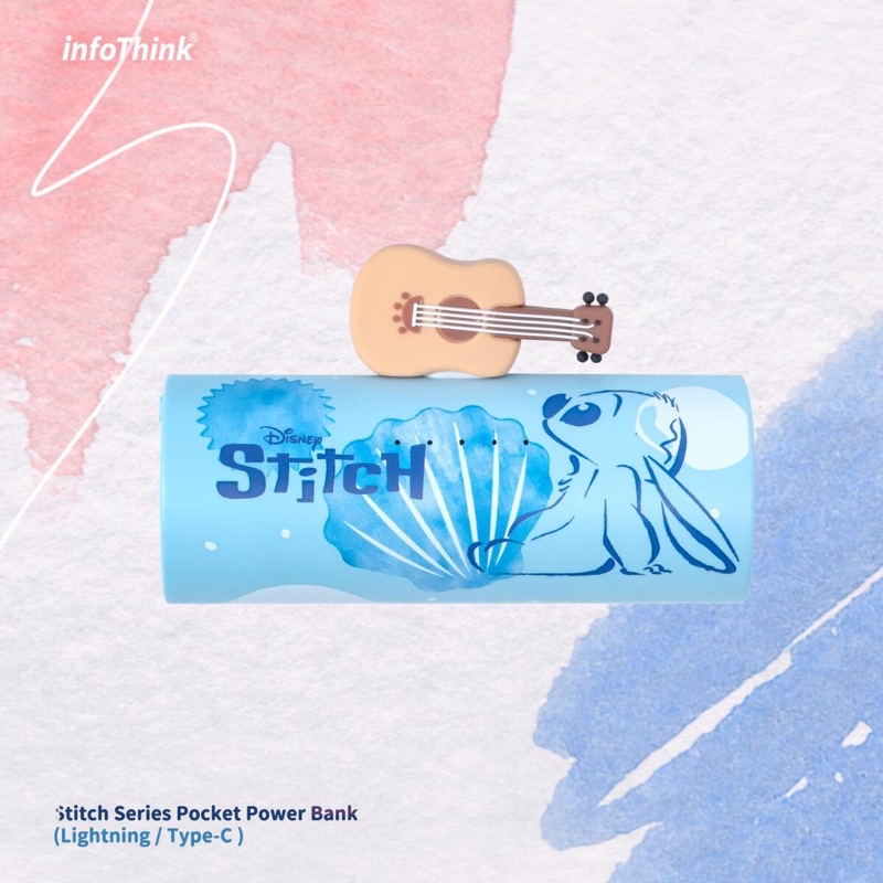 【infoThink】智慧快充口袋行動電源 Lightning/Type-C 小熊維尼系列 史迪奇系列 口袋充 直插式 | 蝦皮購物