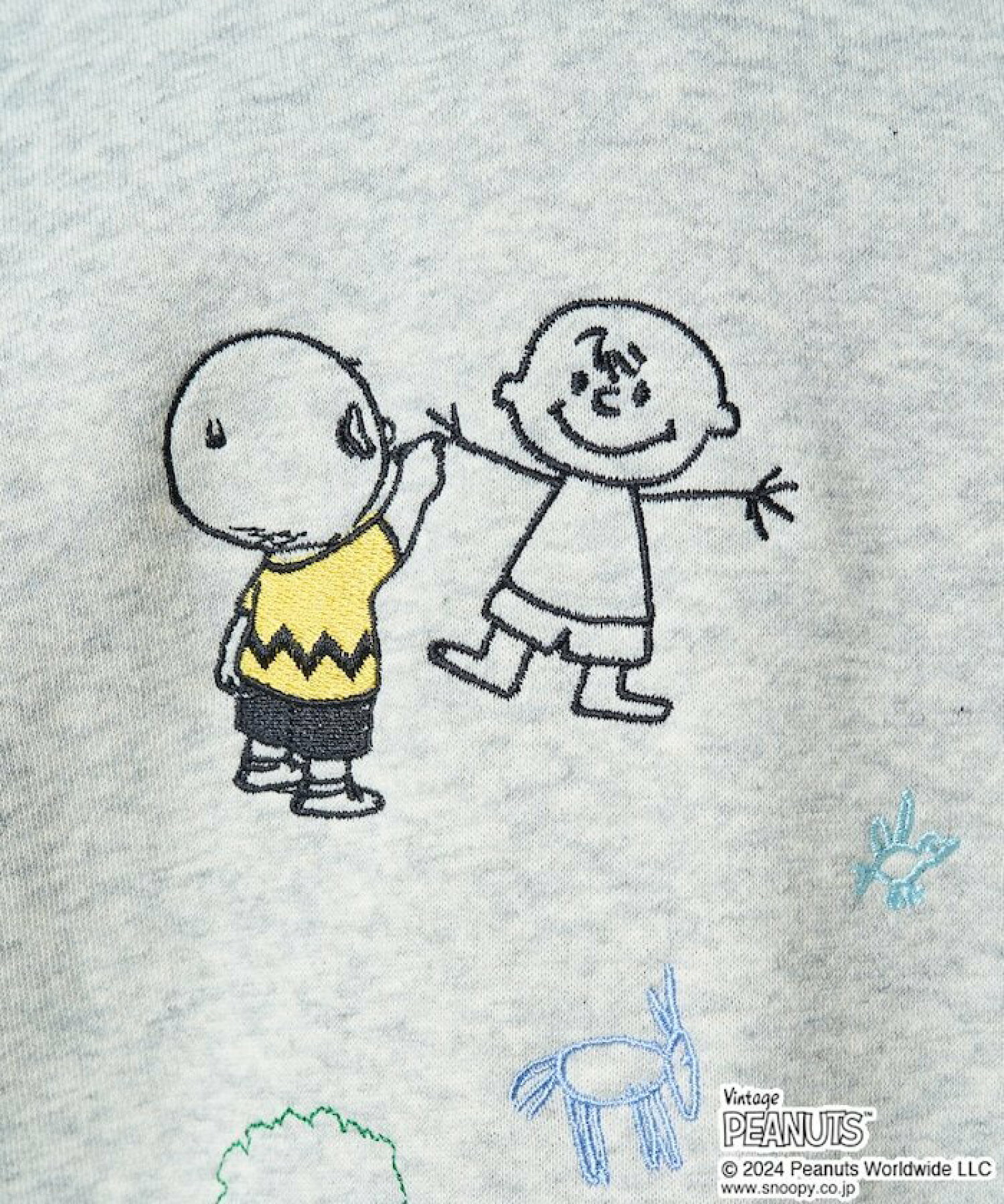 DoReFe | 日本代購 必入SNOOPY× FREAK'S STORE 合作限定 刺繡寬鬆大學T 內刷毛 長T 卡通 | 蝦皮購物