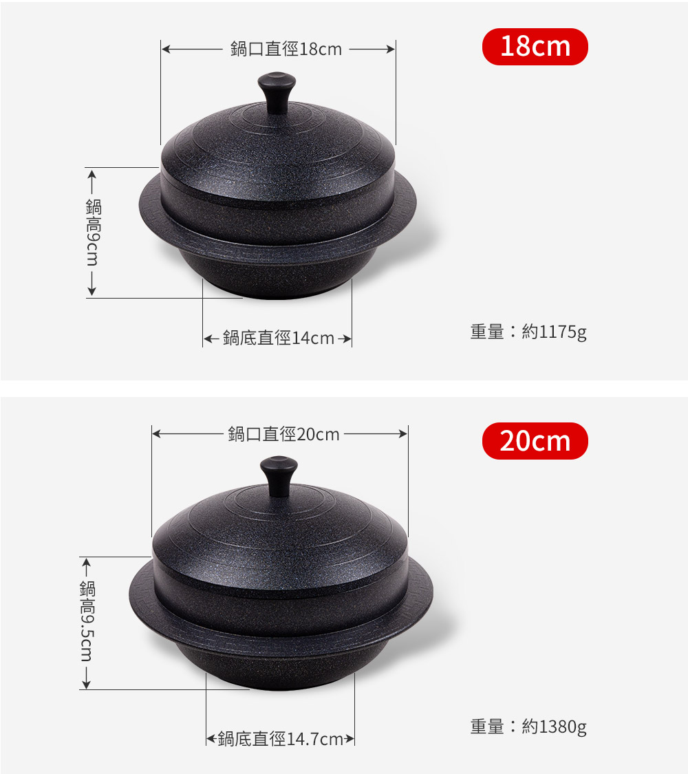 【LaCena】韓國製重力鑄造IH韓式炊煮鍋 部隊鍋 石鍋拌飯 燉煲 煲仔飯鍋 韓國湯鍋 韓國湯飯鍋 個人小鍋燉鍋小火鍋 | 蝦皮購物