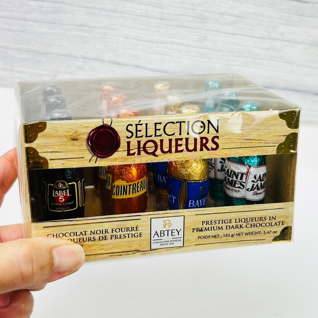 ABTEY精選利口酒酒瓶造型黑巧克力 12入/盒 法國高級巧克力 送禮禮盒 酒巧克力 酒瓶巧克力 | 蝦皮購物