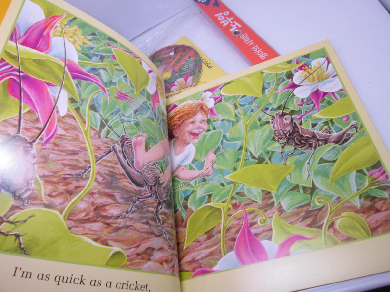 「二手書」(附CD) Quick as a Cricket 英文繪本 Wood Audrey (JY books) | 蝦皮購物