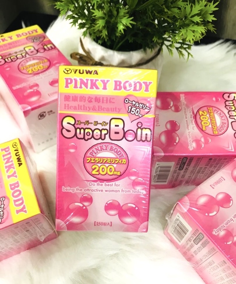 告別小胸 日本原裝 YUWA Pinky Body 加強版 Super Boin 葛根錠150錠 日本波波錠 美胸錠 | 蝦皮購物