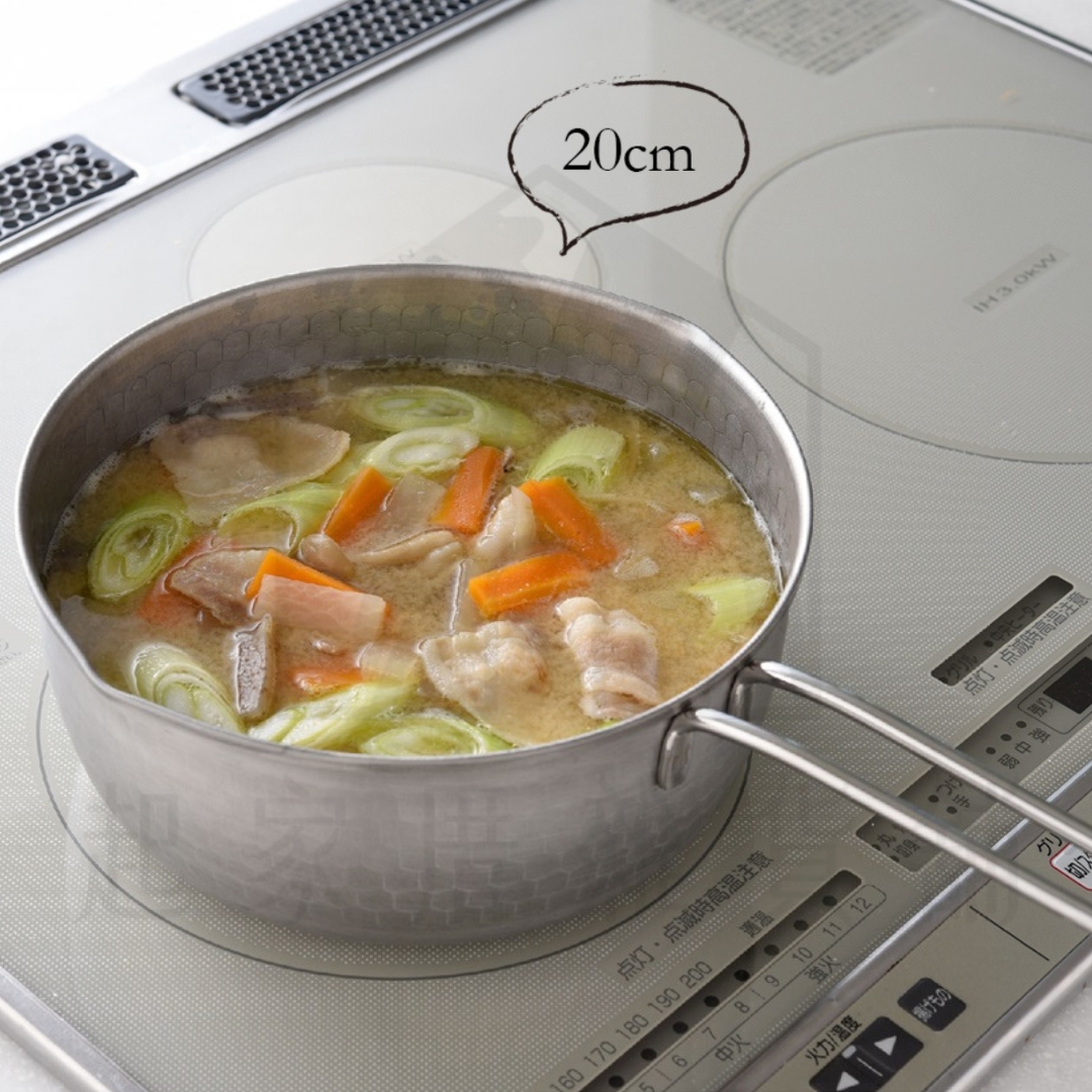 【人手一鍋 居家必備】日本製 燕三条 槌目紋雪平鍋 日本Arnest 不鏽鋼雪平鍋 單柄鍋 IH電磁爐可用 牛奶鍋泡麵鍋 | 蝦皮購物