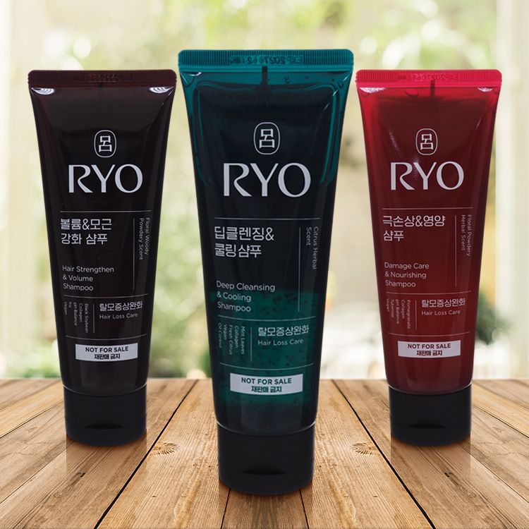 韓國Ryo呂 洗髮精 強韌香氛(神秘花園585ml／全方位頭皮養護480ml／小112ml【小三美日】DS023299x | 蝦皮購物