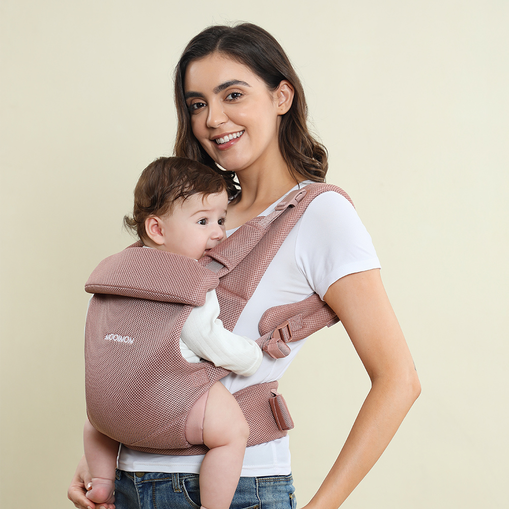 MOOIMOM 沐伊孕哺 3D 透氣 包覆式 嬰幼兒 揹巾 背巾 多款可選【YODEE優迪】 | 蝦皮購物