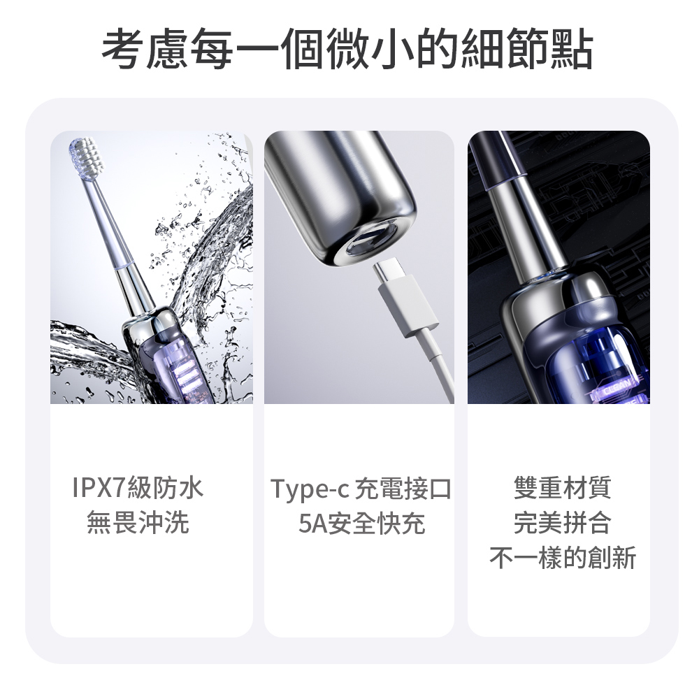 【JIMOK】J6 PRO星際太空艙電動牙刷禮盒 /攜帶/旅行/出國/賽博龐克/牙周/牙齦/蛀牙/全口清潔/盥洗/禮品 | 蝦皮購物