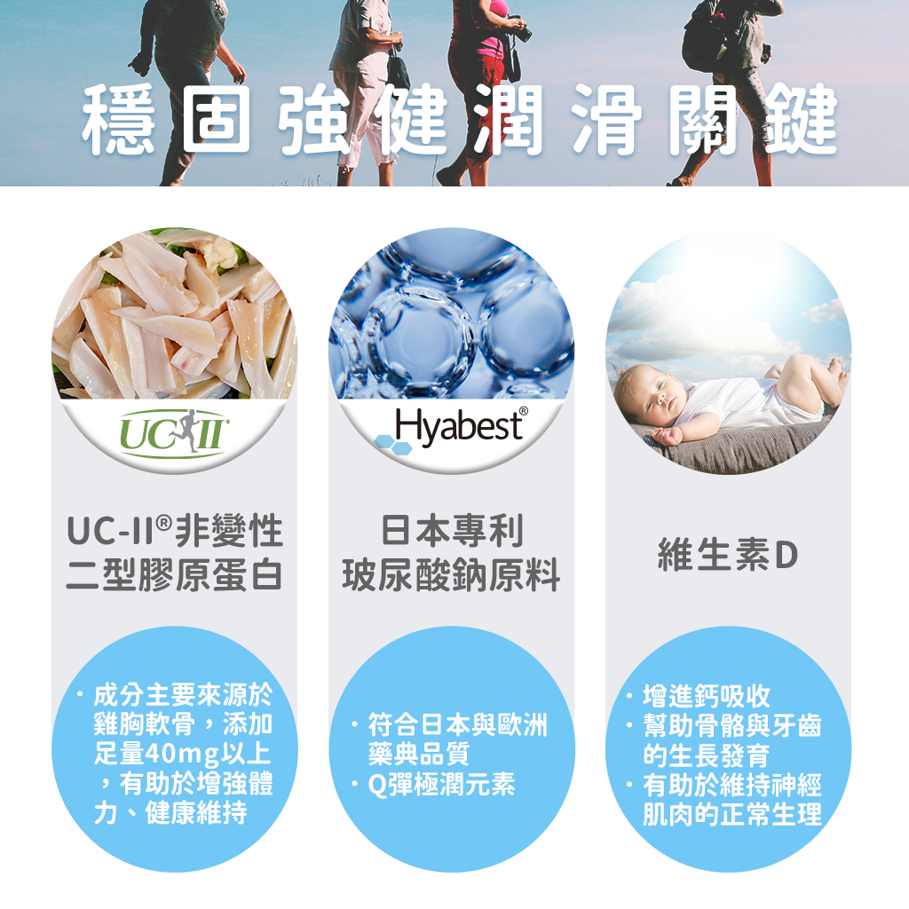 Vita Master 專利 UC2 UCII UC-II 40毫克 日本原裝 非變性二型膠原蛋白 玻尿酸鈉 維生素D | 蝦皮購物