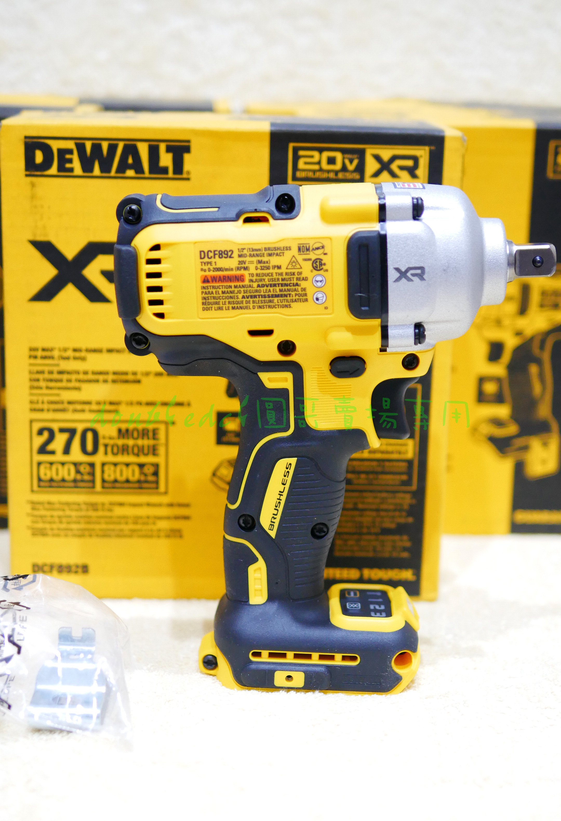 ☞圓哥賣場☜Dewalt得偉 20V DCF892 XR系列4段可調電動扳手(單機)(USA盒裝版)(DCF894升級版 | 蝦皮購物