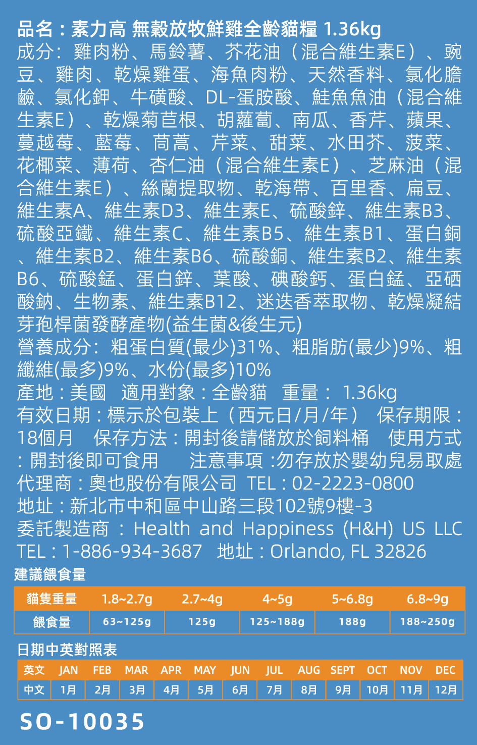 PRO 素力高 無穀貓飼料 全齡貓系列 1.36kg/1.81kg/2.72kg/5.44kg 貓飼料 飼料 乾糧 | 蝦皮購物