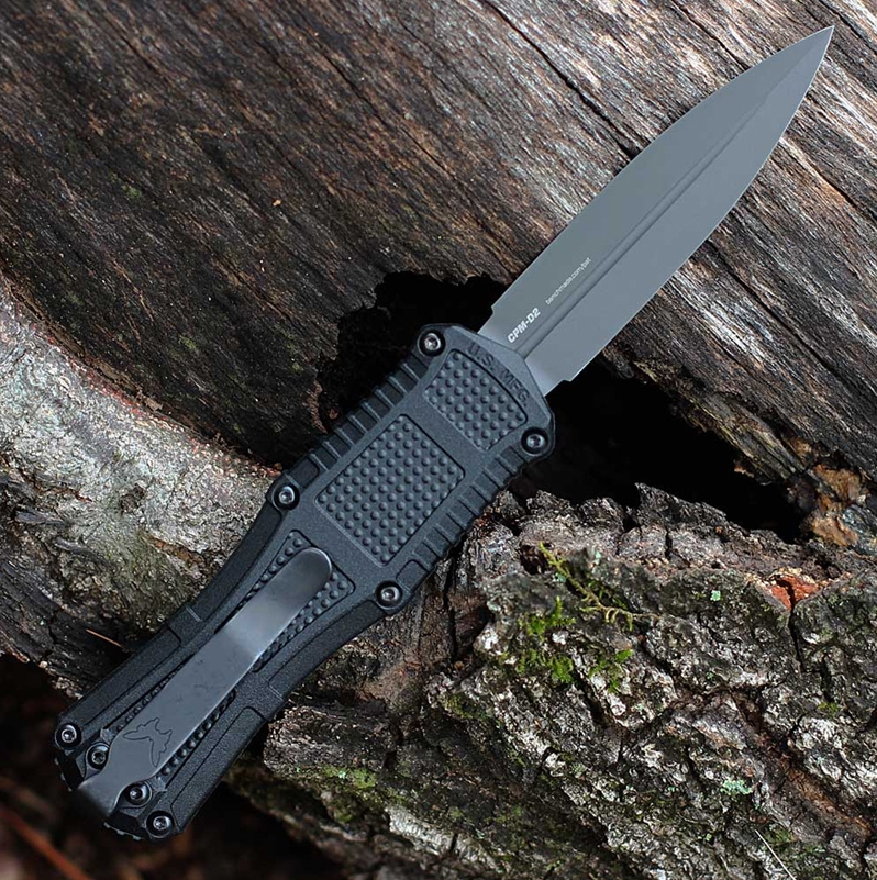 詮國 Benchmade - Mini Claymore OTF 彈出式戶外工具刀 / D2鋼 3375GY | 蝦皮購物