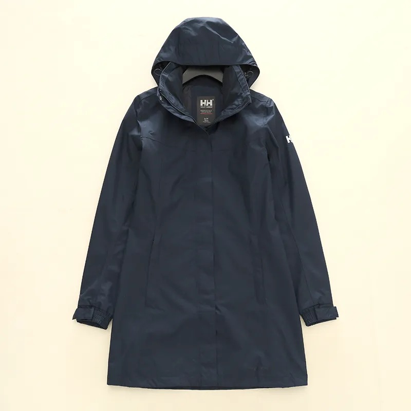 86號店=預購北歐HELLY HANSEN H/H 觸感光滑挺括防風防潑水面料 可調節鬆緊抽繩設計 中長款立體裁剪版 | 蝦皮購物