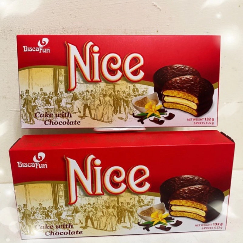 NICE 乃詩巧克力派132g （6包入) 現貨 | 蝦皮購物