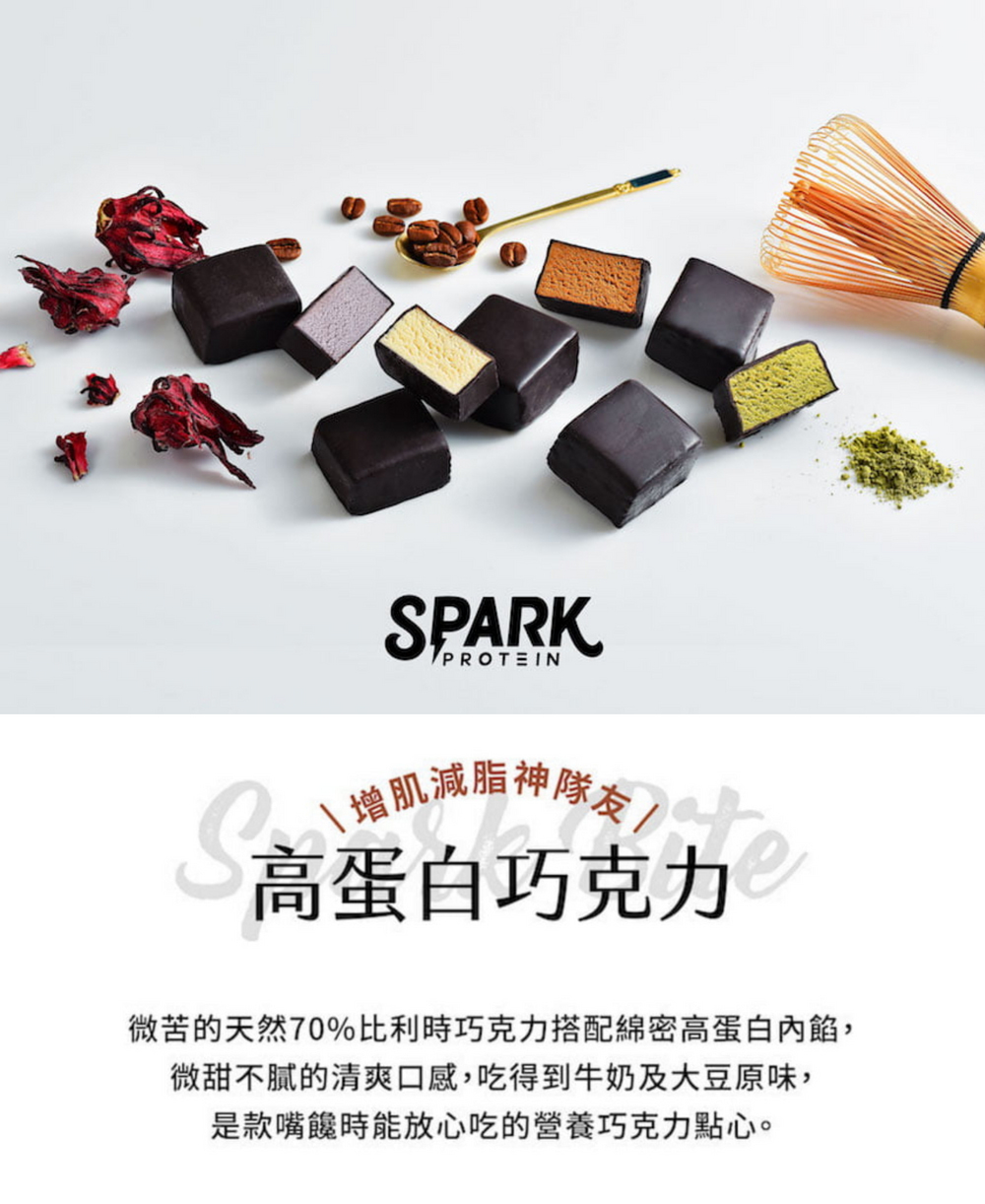 【全新配方!】Spark Bite 優蛋白巧克派 8入/盒裝 ｜高蛋白點心 生酮點心 奶素｜乳清蛋白 大豆蛋白零食 | 蝦皮購物