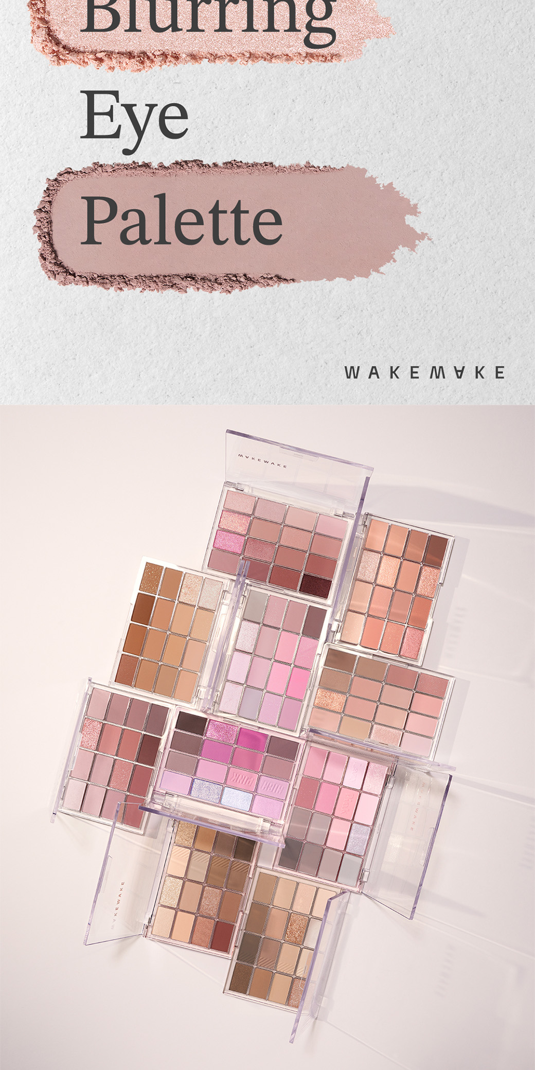 【WAKEMAKE】經典16色眼影盤 14g [1-10號] I 官方旗艦店 | 蝦皮購物
